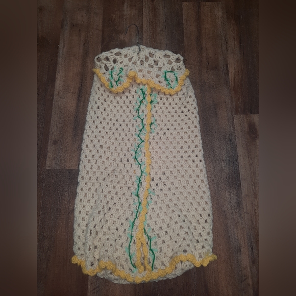 Hand Crafted | Other | Vintage Crochet Diaper Stacker | Poshmark